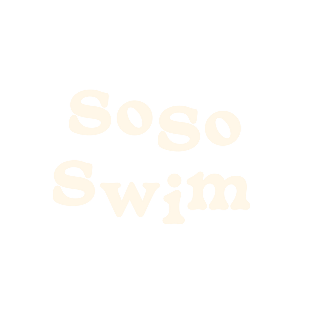 Round Neck Swimsuit (Black) – SoSo Swim